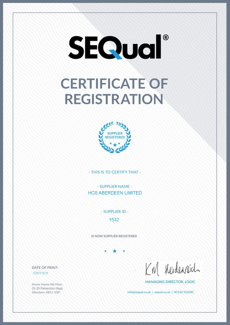SEQual Recertification - HCS